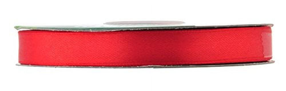 Red Satin Ribbon 1/2 Inch 50 Yard Roll for Gift Wrapping, Weddings ...