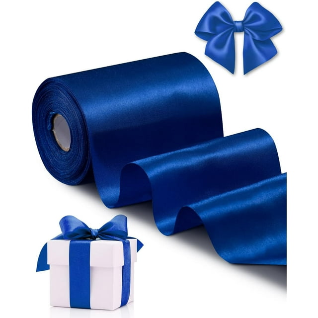 Red Satin Ribbon 4 Inch x 22 yd Wide Thick Ribbon for A Grand Opening ...