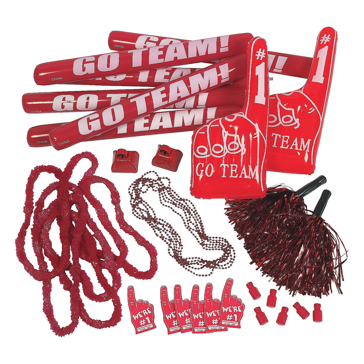 Red School Spirit Assortments - 50 Pieces - Walmart.com