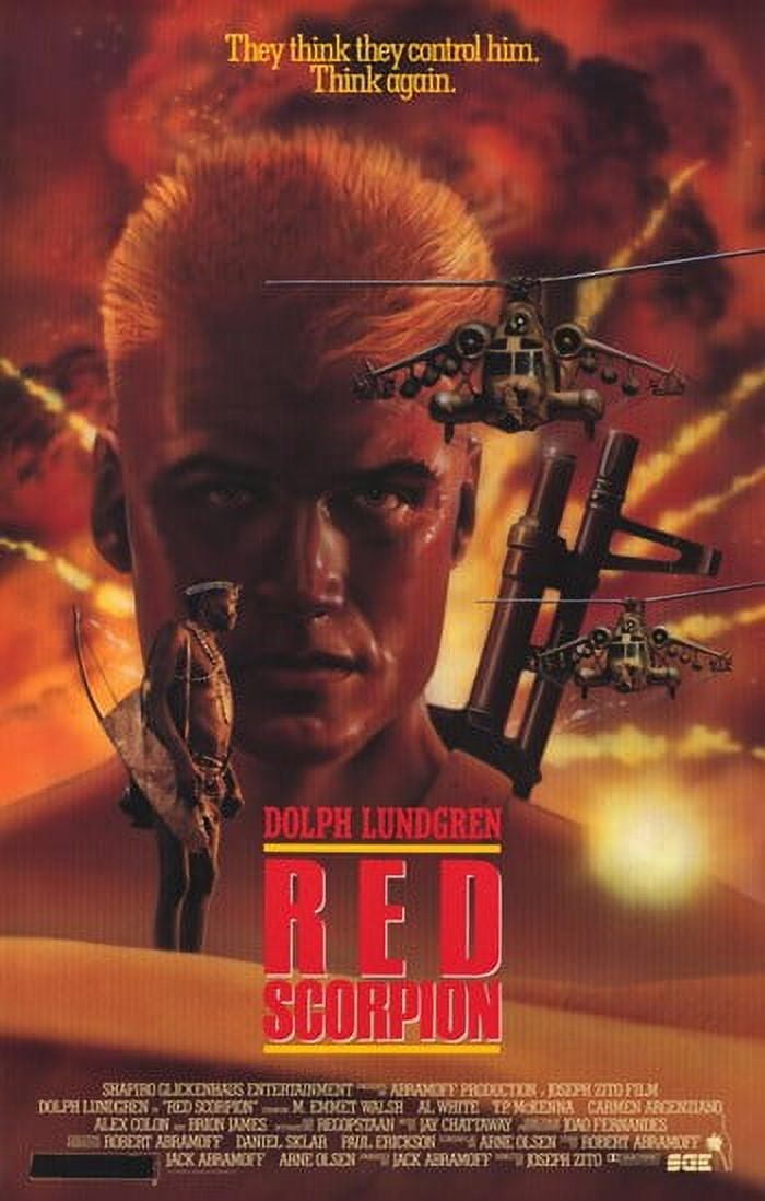 Red Scorpion Movie Poster (11 x 17) - Walmart.com
