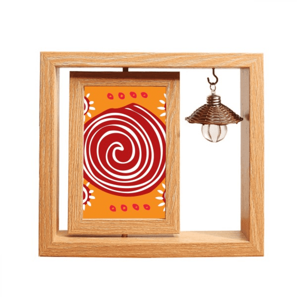 Red Screw Mexico Totems Ancient Civilization Wooden Rotating Picture ...