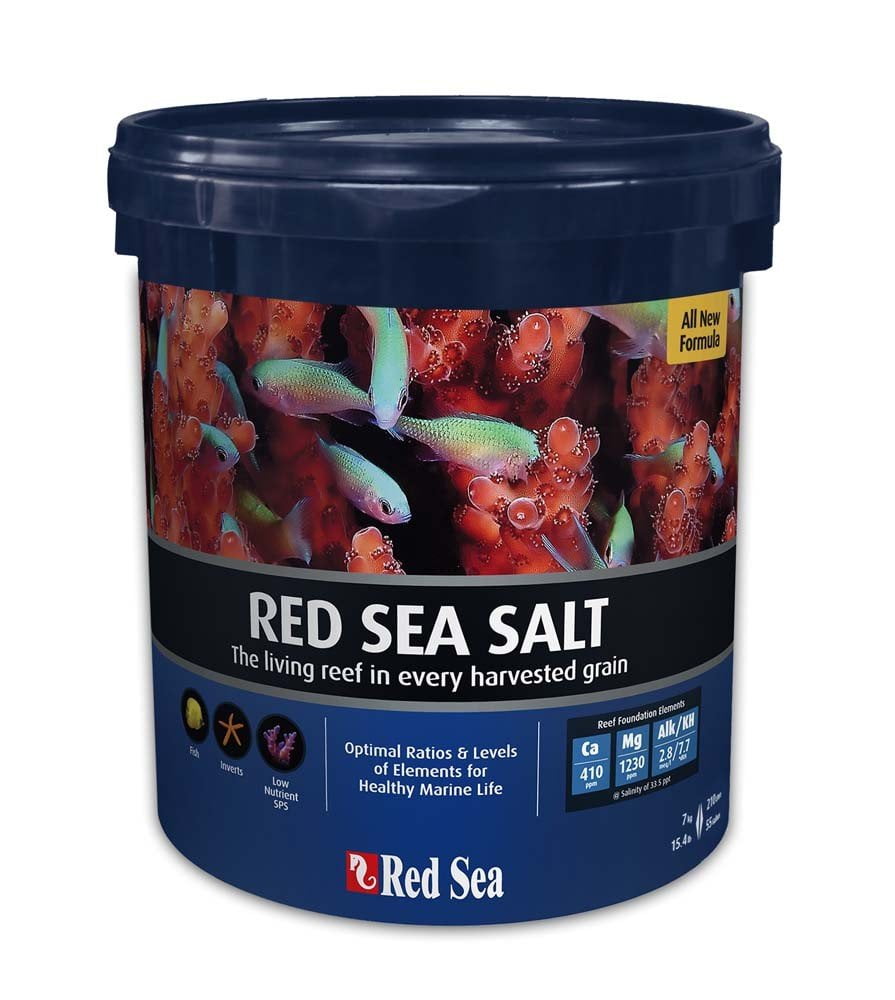Red Sea Salt, Red, 55-Gallon Bucket, Reef Water Parameters, Trace ...