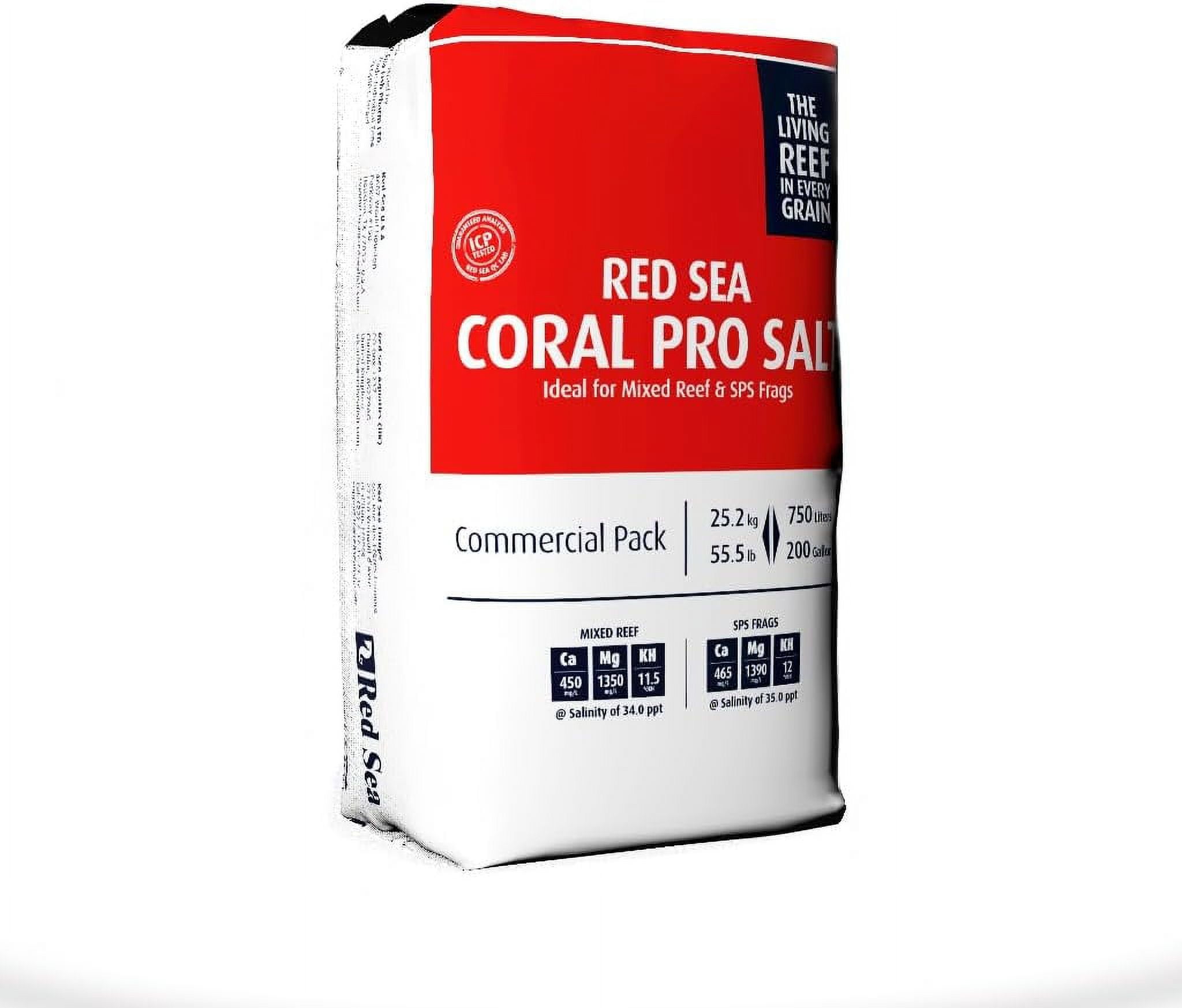 Red Sea Coral Pro Reef Salt Mix Large Bag | Makes 200 Gallons Complete ...