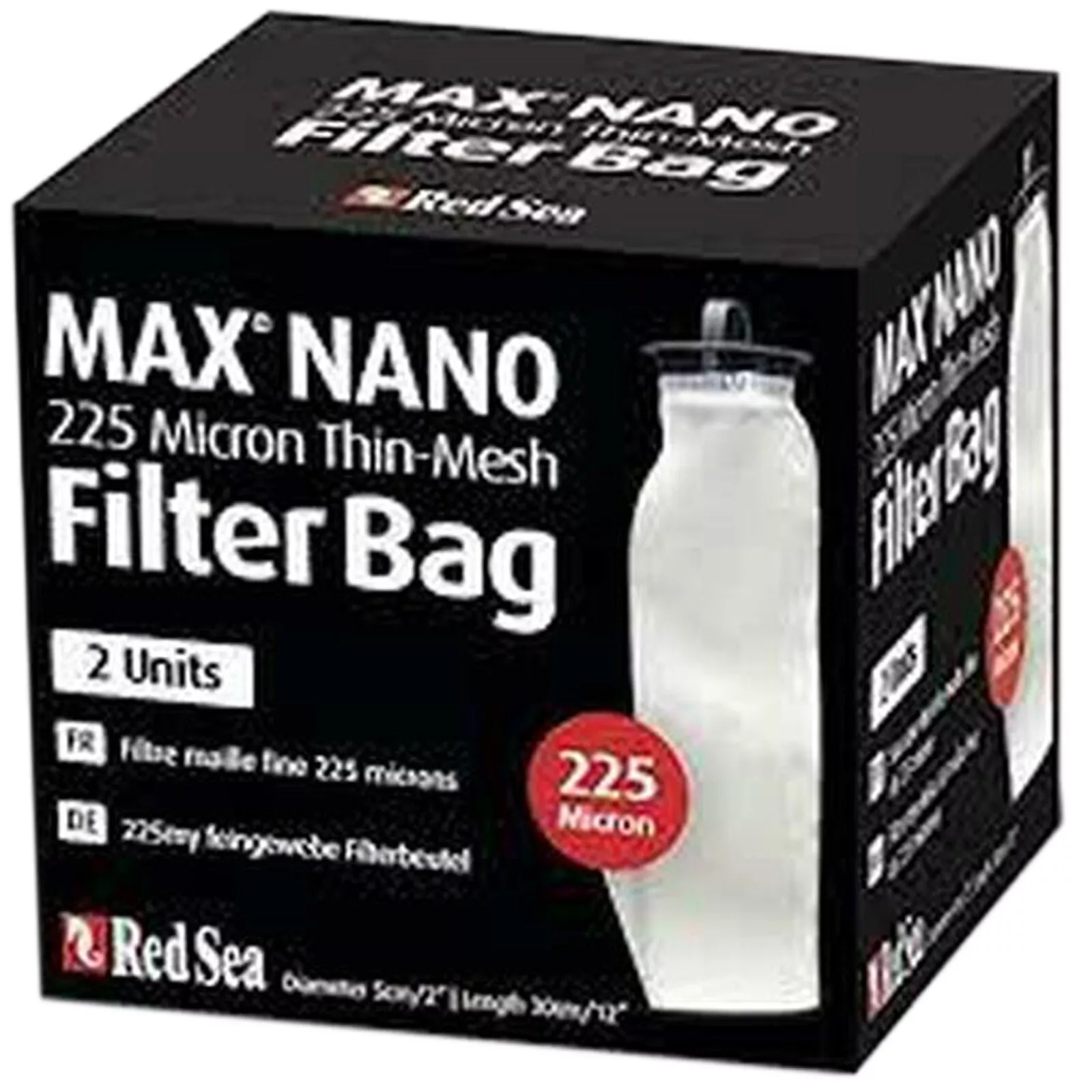 Red Sea Max Nano 225 Micron Thin Mesh Filter Sock (2 Units) - Walmart.com