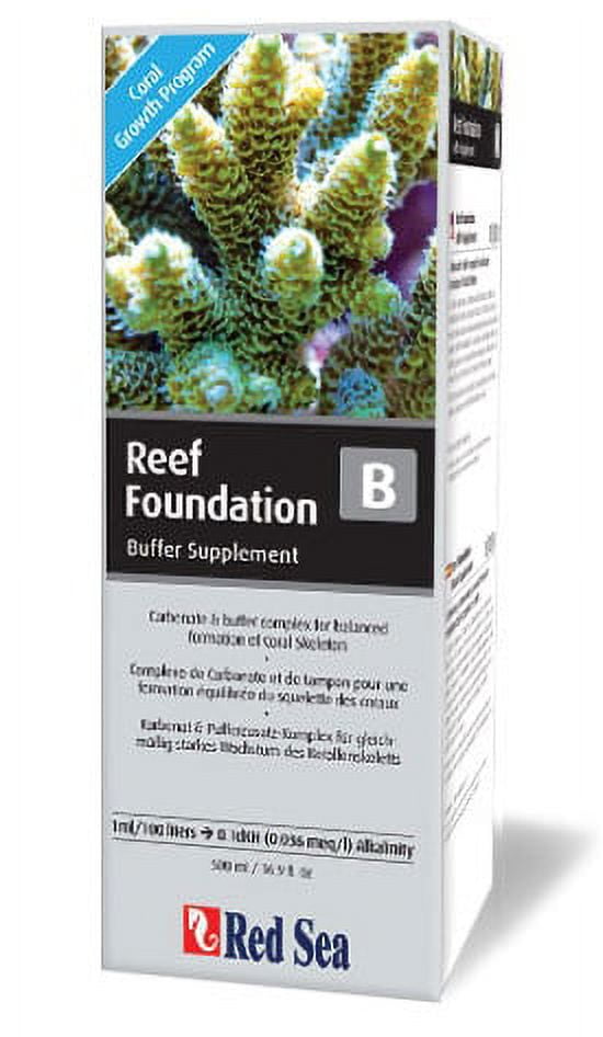 Red Sea Reef Foundation B, Alkalinity Buffer Supplement, 16.9 fl. oz ...