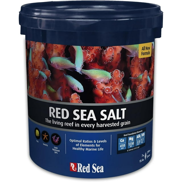 Red Sea Reef Salt Mix Small Bucket | Makes 55 Gallons Complete Marine ...