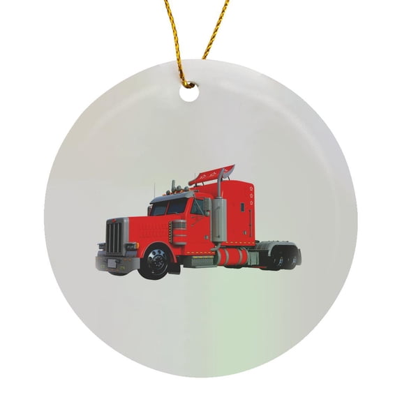 Semi Truck Ornaments