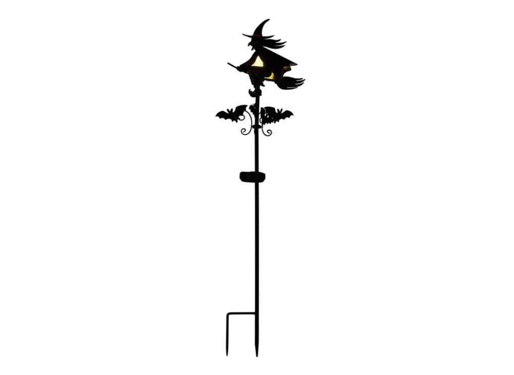 Red Shed 4850090 Black-Colored Witch Solar Stake, Metal Material ...