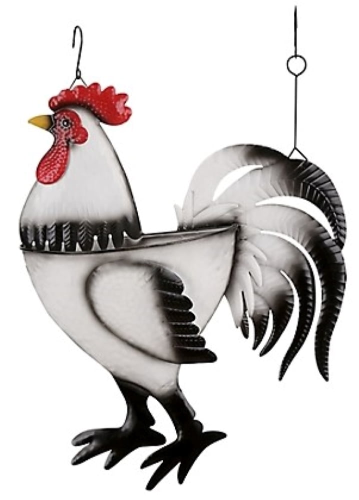 Red Shed ZT221123 White Rooster Wall Planter - Walmart.com