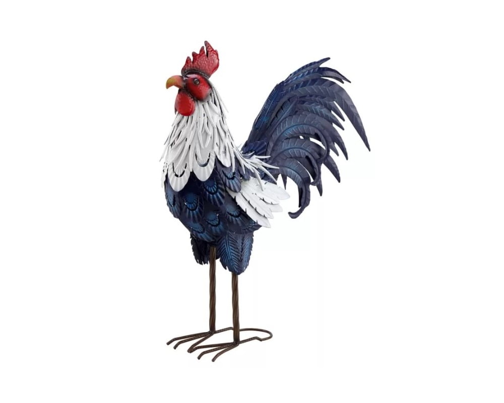 Red Shed ZT231375 Multicolored Dark Navy Rooster, Metal Material ...
