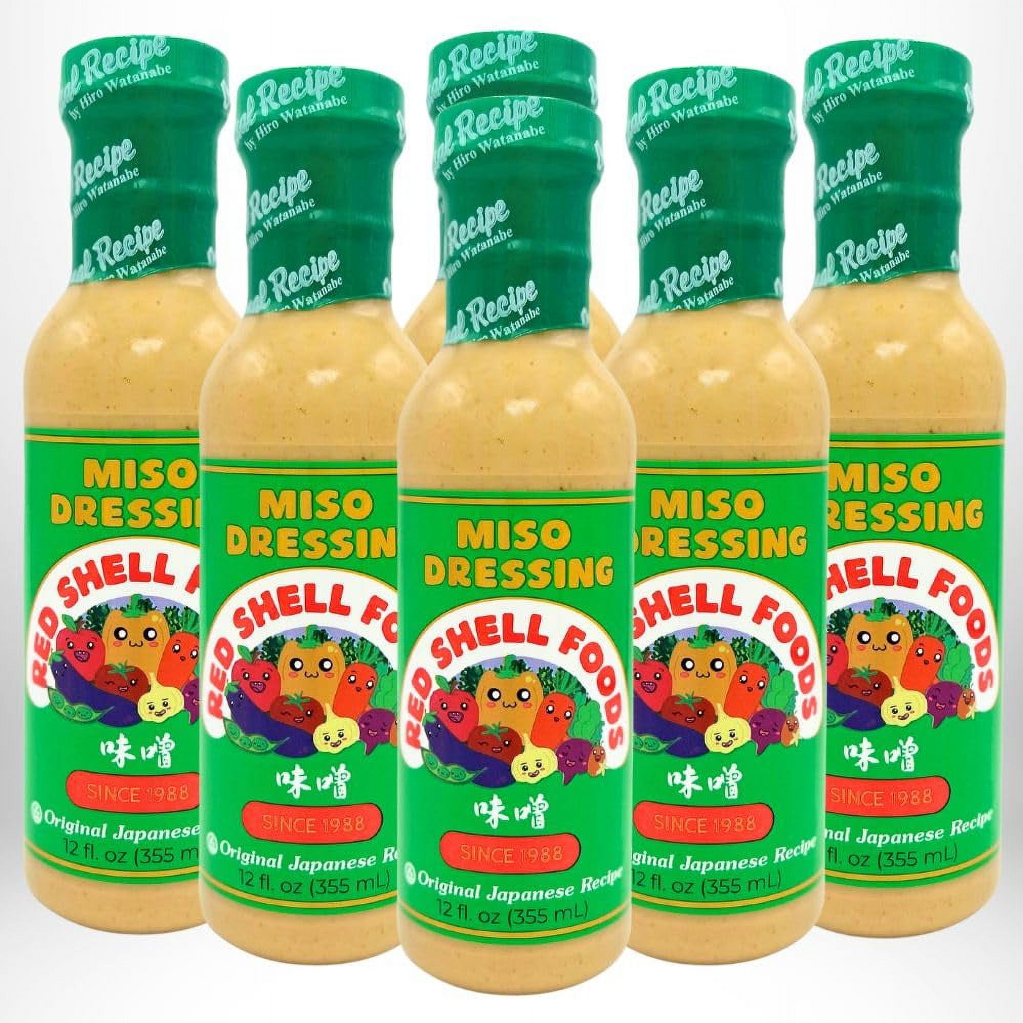 Red Shell Miso Dressing (6 Pack - 12 fl. oz.) - Walmart.com