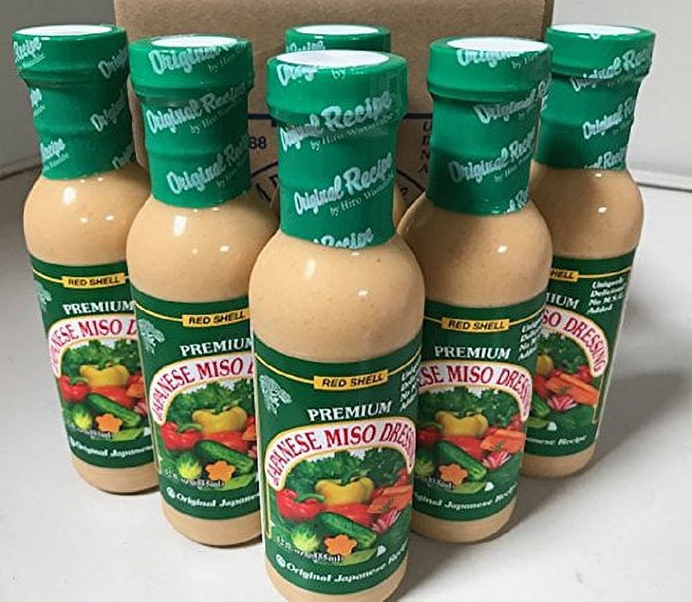 Red Shell Miso Dressing Pk of 6-12oz. - Walmart.com