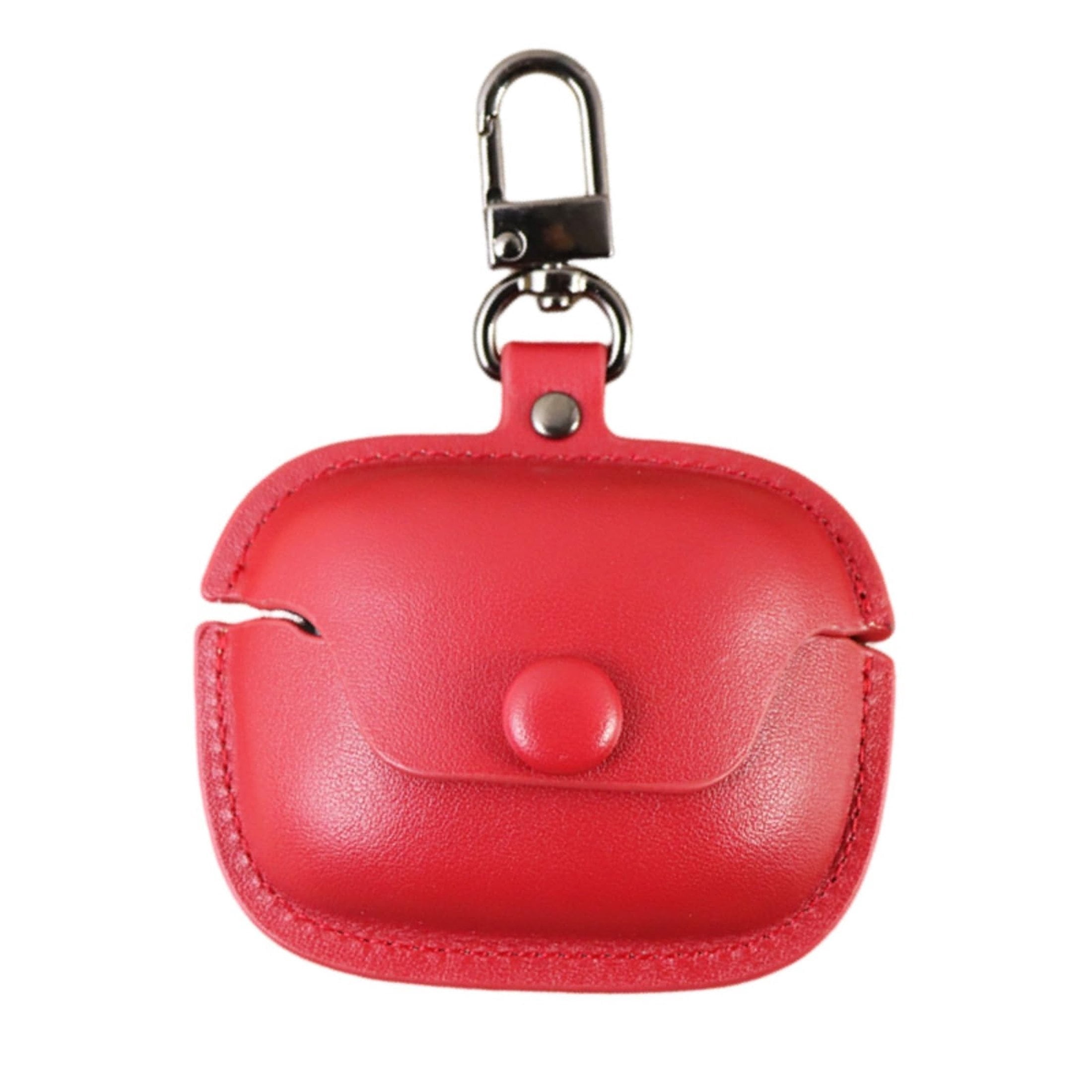 Red Shockproof Leather Case for Ultra Open Ear Wireless Earbuds ...