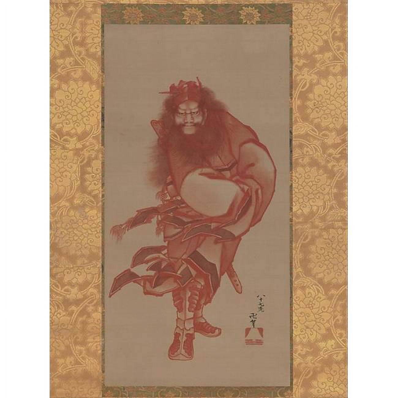 Public Domain Images MET45818 Red Shoki The Demon Queller Poster Print ...