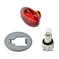 Red Side Marker Rear Quarter Panel Lamp Retaining Clip Kit with ...