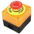 Red Sign Mushroom Stop Pushbutton Switch Station Twist Release 1 NO NC ...