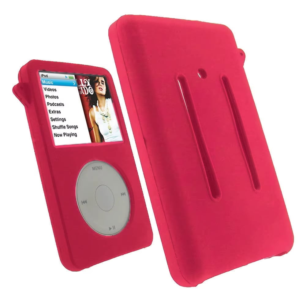 Red Silicone Case Skin Protective Sleeve for iPod Video 5th Generation ...