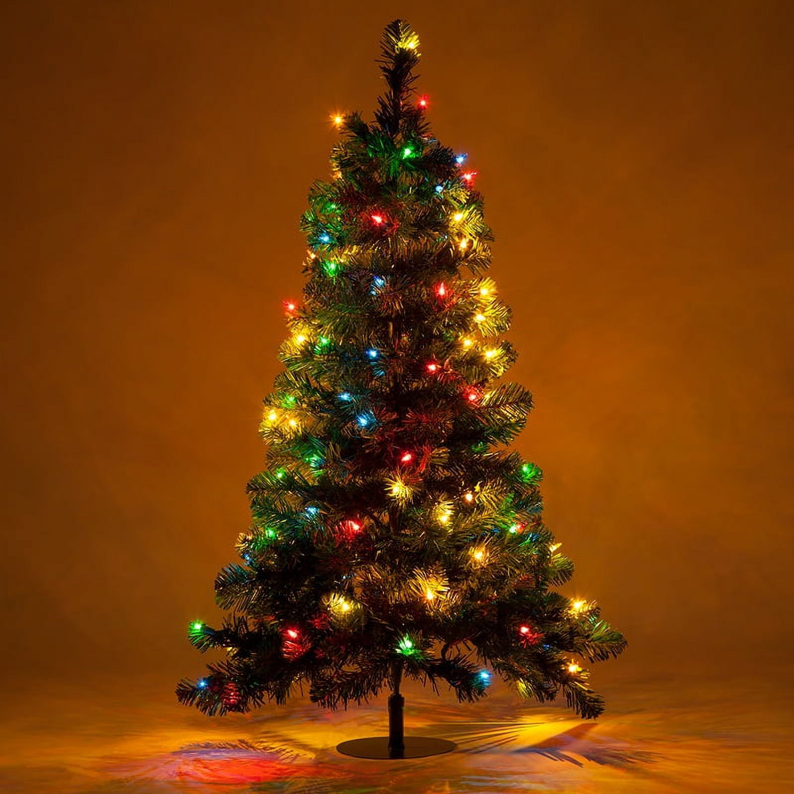 Red Sleigh Pathway Christmas Tree Light, Mini Outdoor Christmas Tree, 3 ...