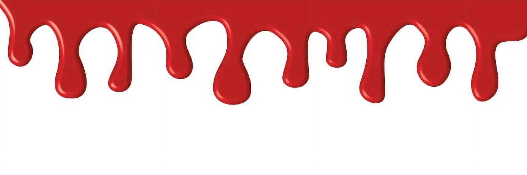 Red Slime Border Side Strips Edible Cake topper 3 Strips 2.5x10 inchs ...