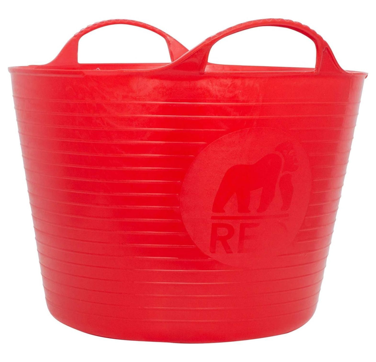 Red Small Flexible Plastic Tub, Toy Storage, Laundry, Gardening & More ...
