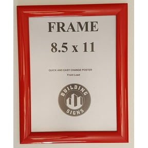 Red Picture Frames for Home Decor in Various Sizes and Styles