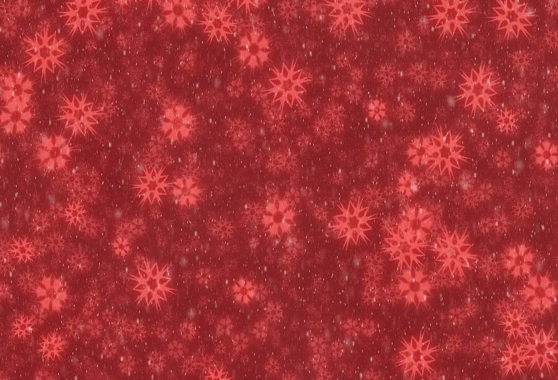 Red Snowflake Psychedelic Gradient Background Baby Show Birthday ...