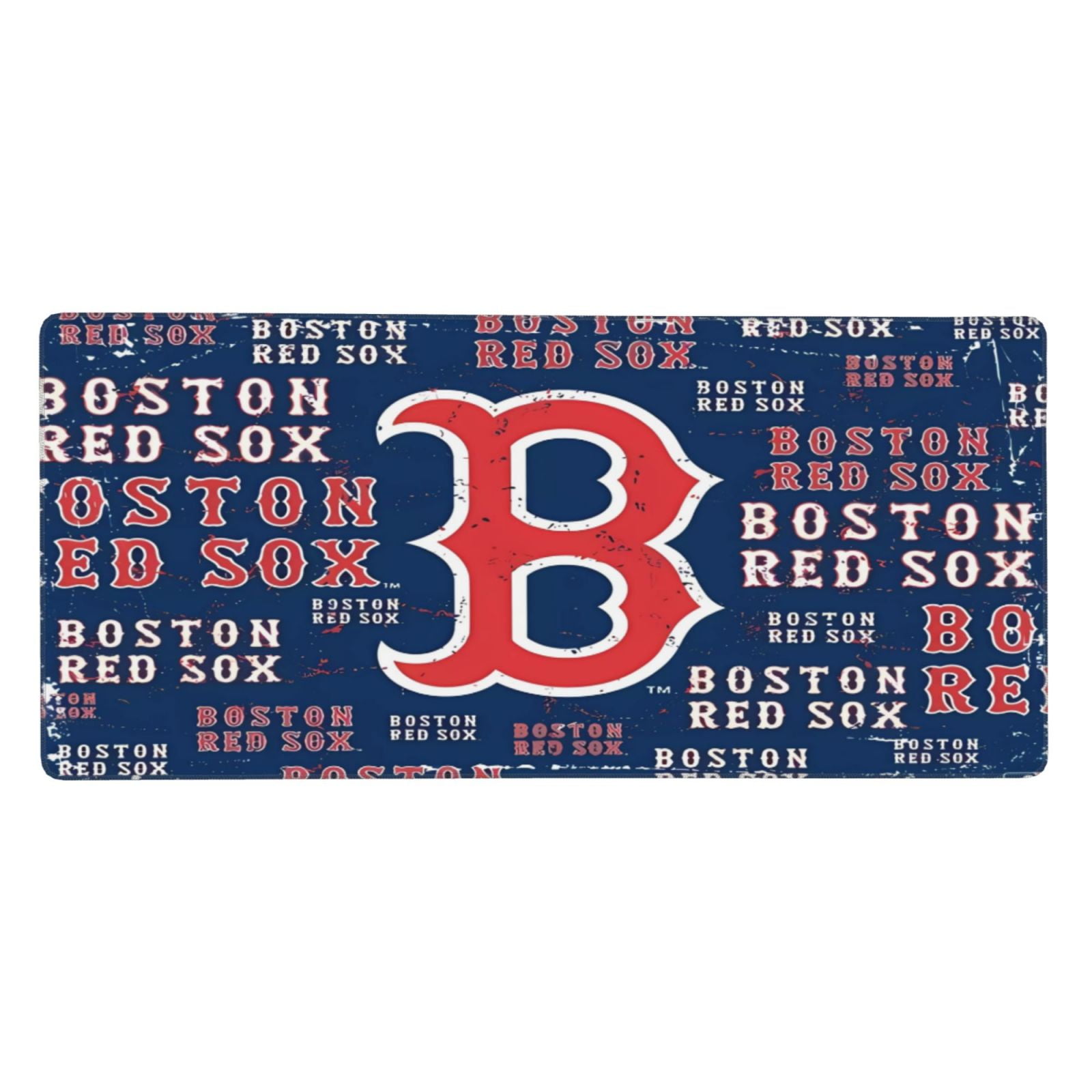 Red_Sox Baseball Team Custom Thick Keyboard Mat 16x35.5 Inch, Extra ...