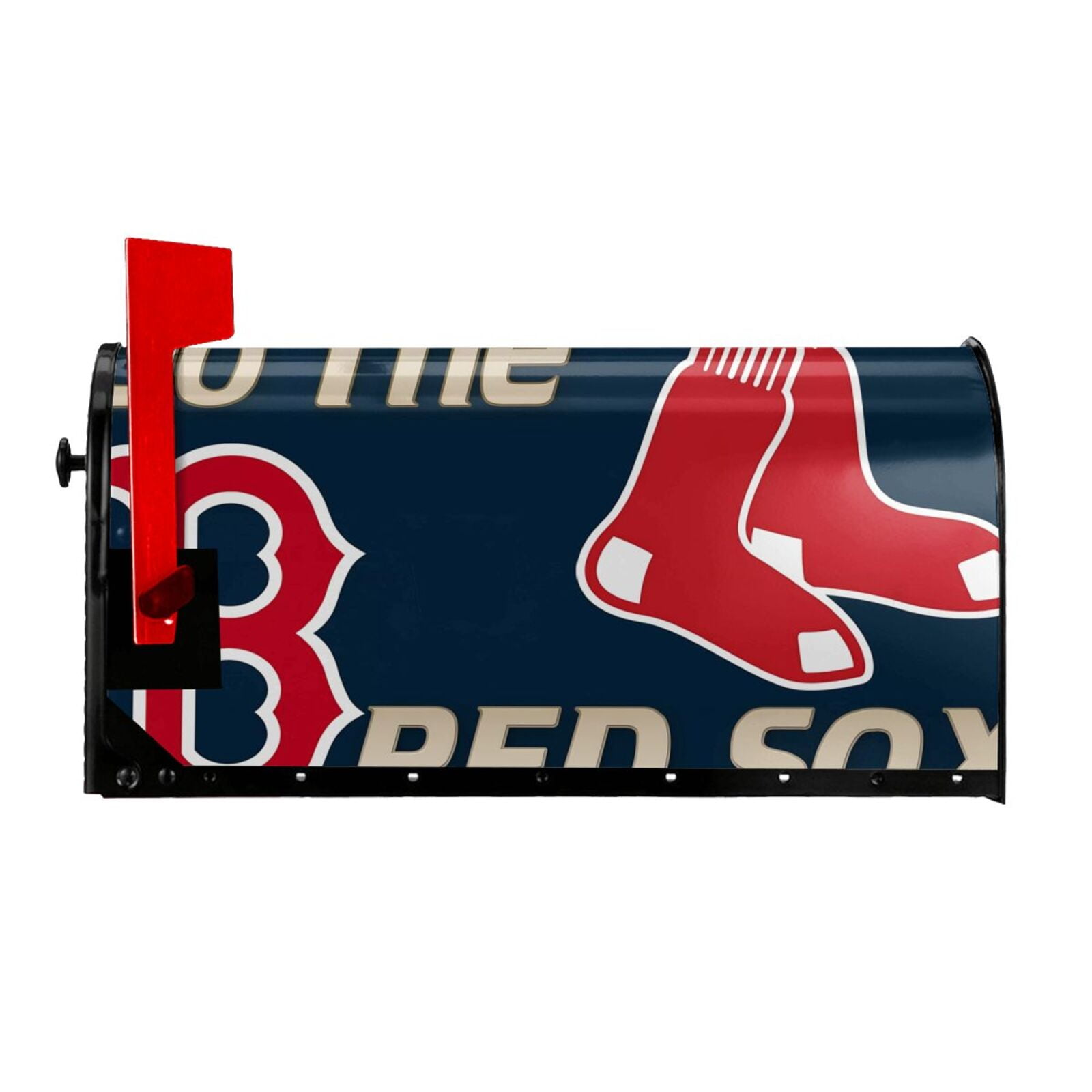 Red_Sox Baseball Team Custom Waterproof Mailbox Double Sided Cover ...