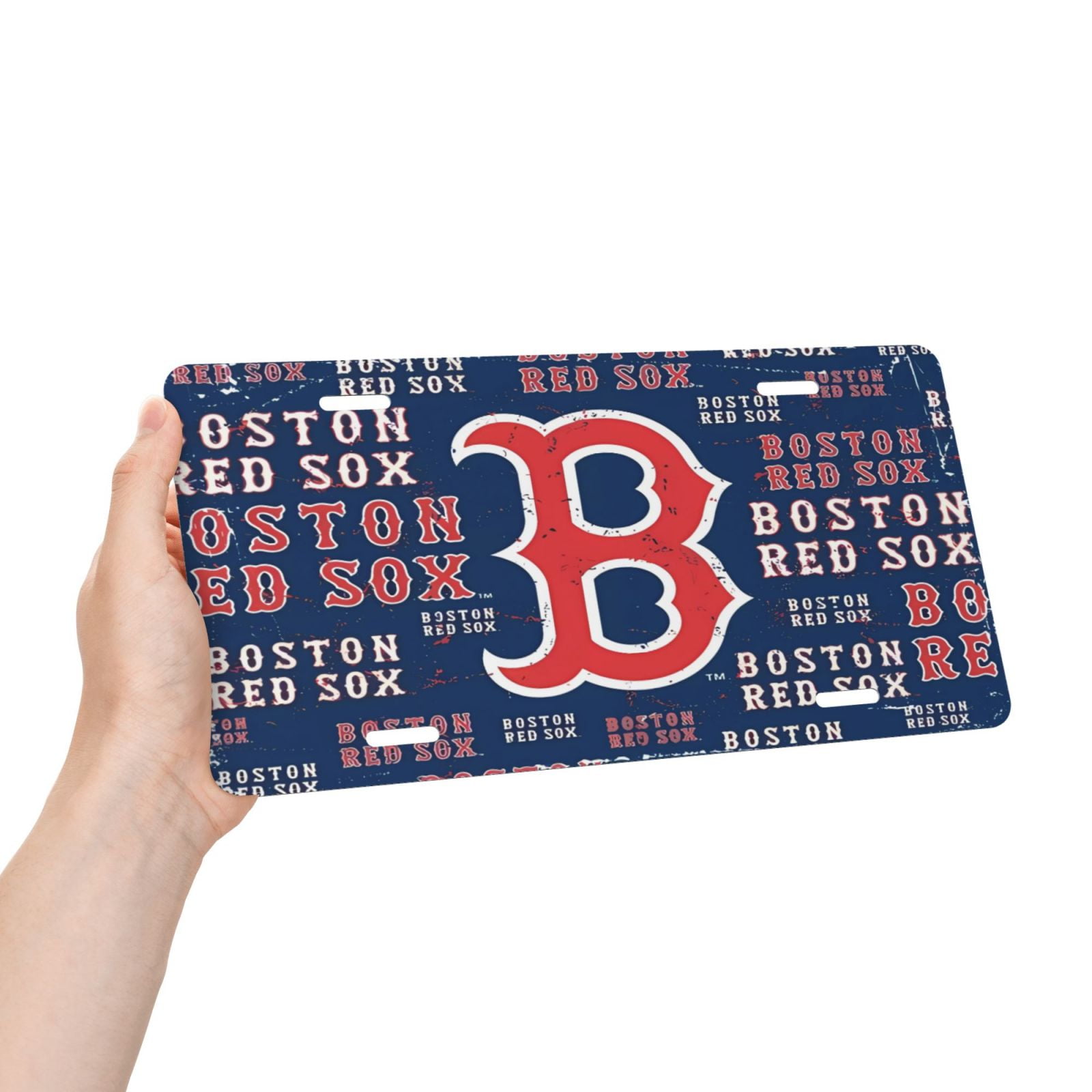 Red_Sox Baseball Team Decorative Logo License Plate 6" X 175" Baseball ...