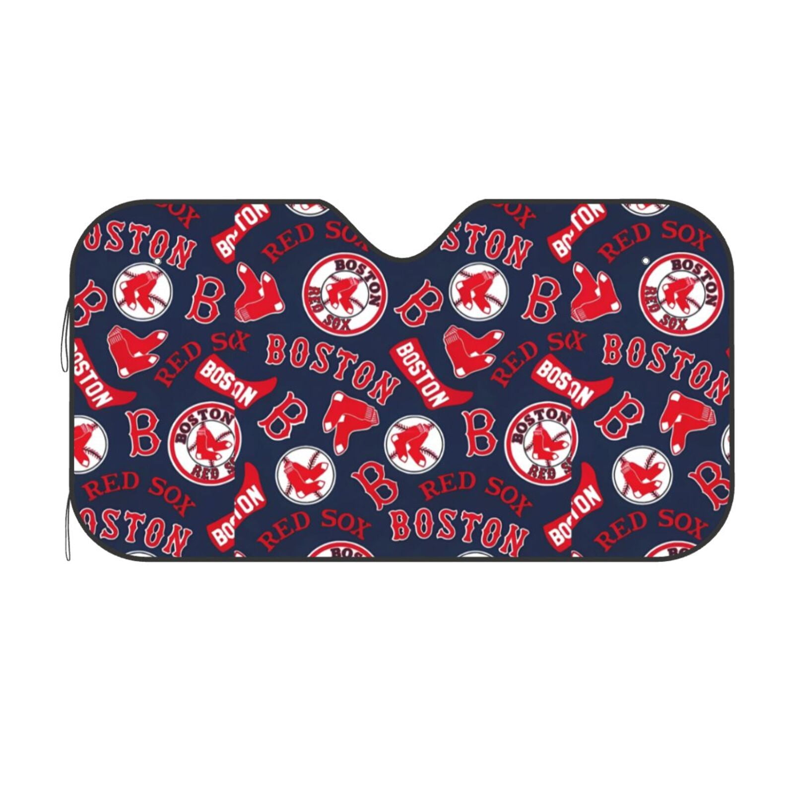 Red_Sox Car Sunshade Car front windshield sunshade sunshade Protect the ...