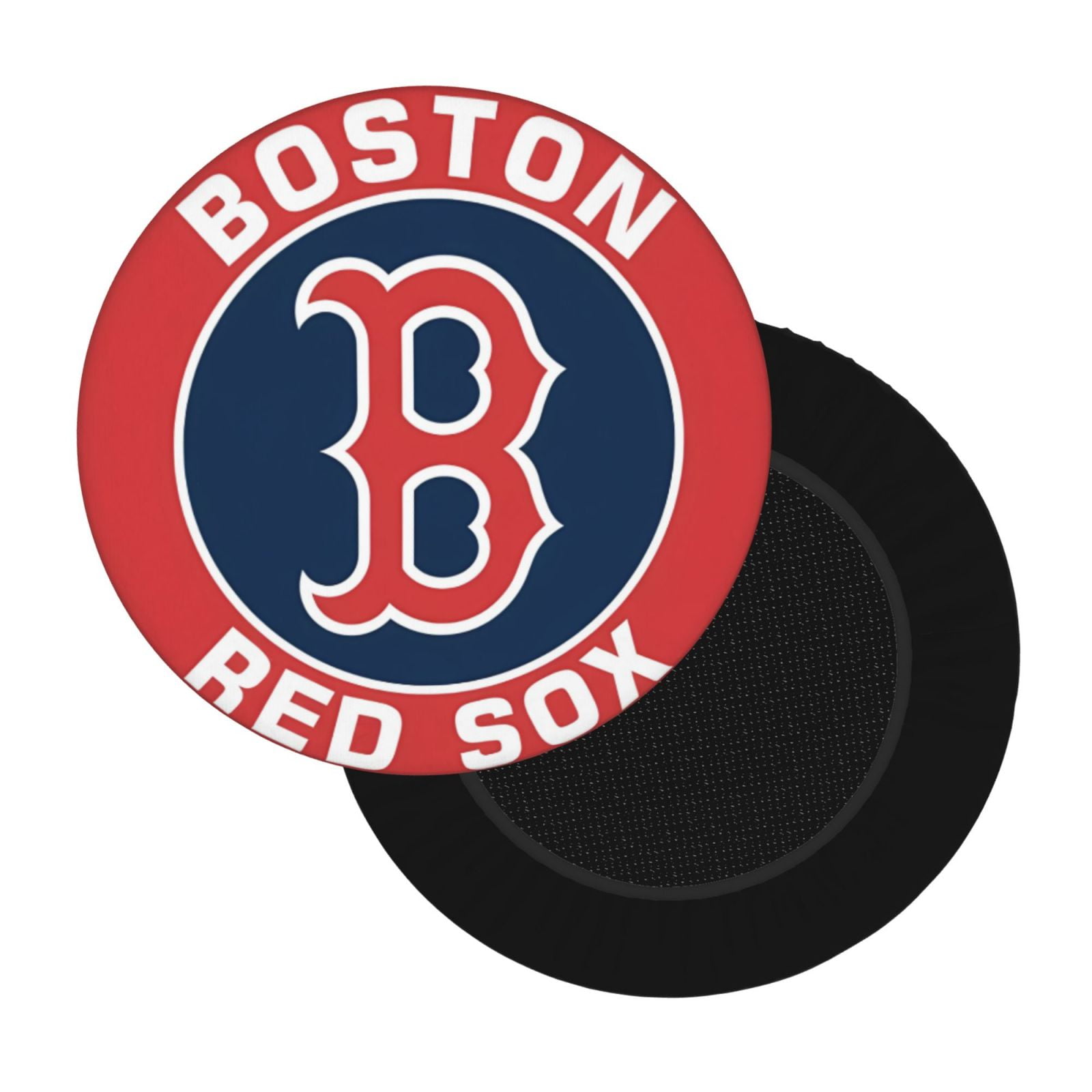 Red_Sox Custom Round Bar Stool Covers, Soft And Comfortable, Easy To ...