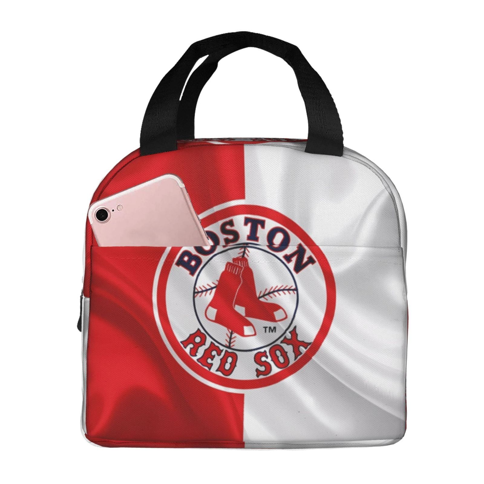 Red_Sox Customized Tote Lunch Storage Box for Men and Women, Reusable ...