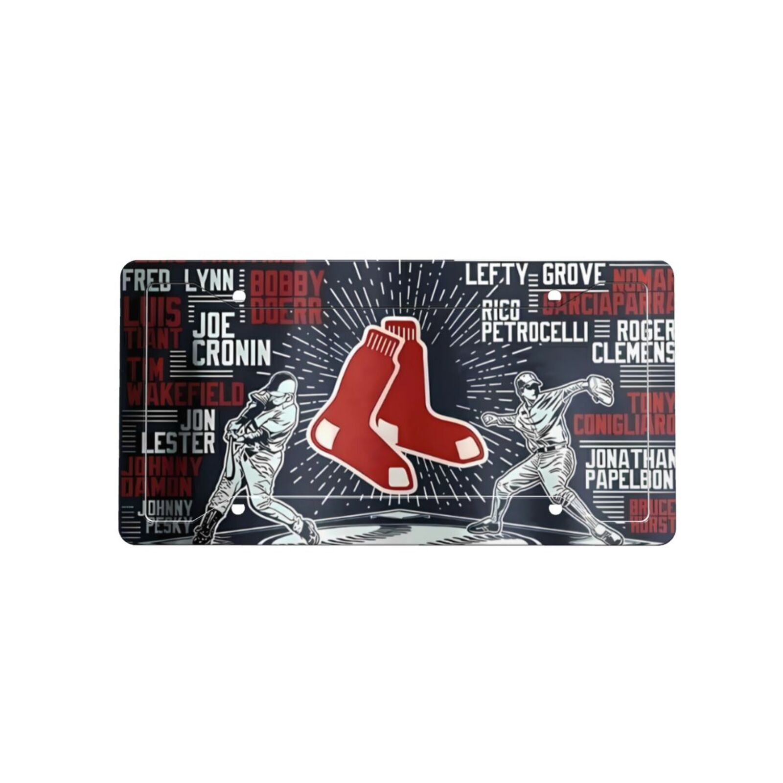 Red_Sox License Plate Holder Auto Parts Car Accessories Suitable for ...