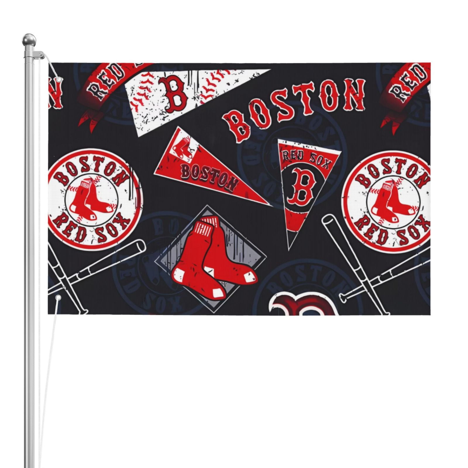 Red_Sox Three Layer personalized Double Sided Flag Football Fans ...