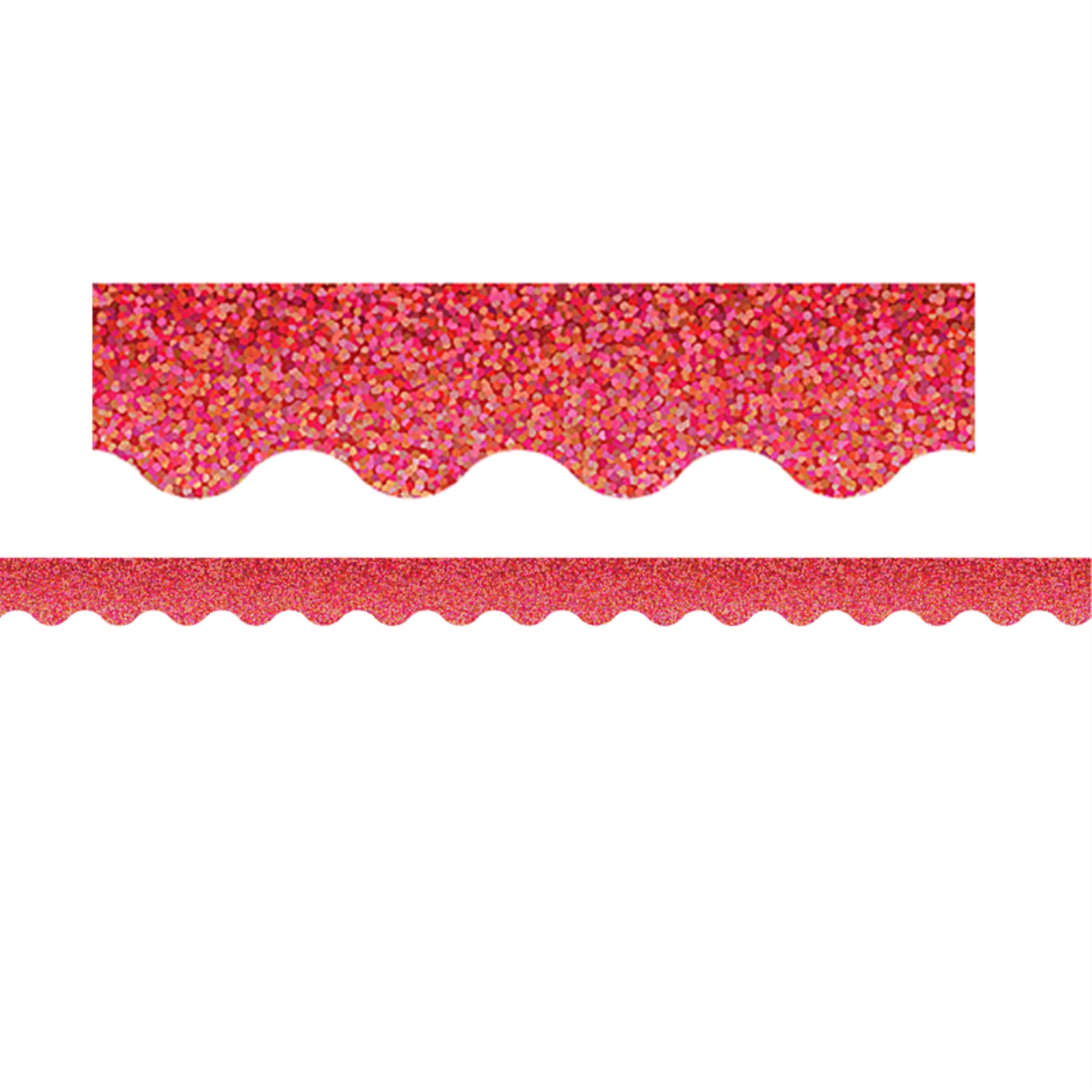 Beautiful Red And White Borders