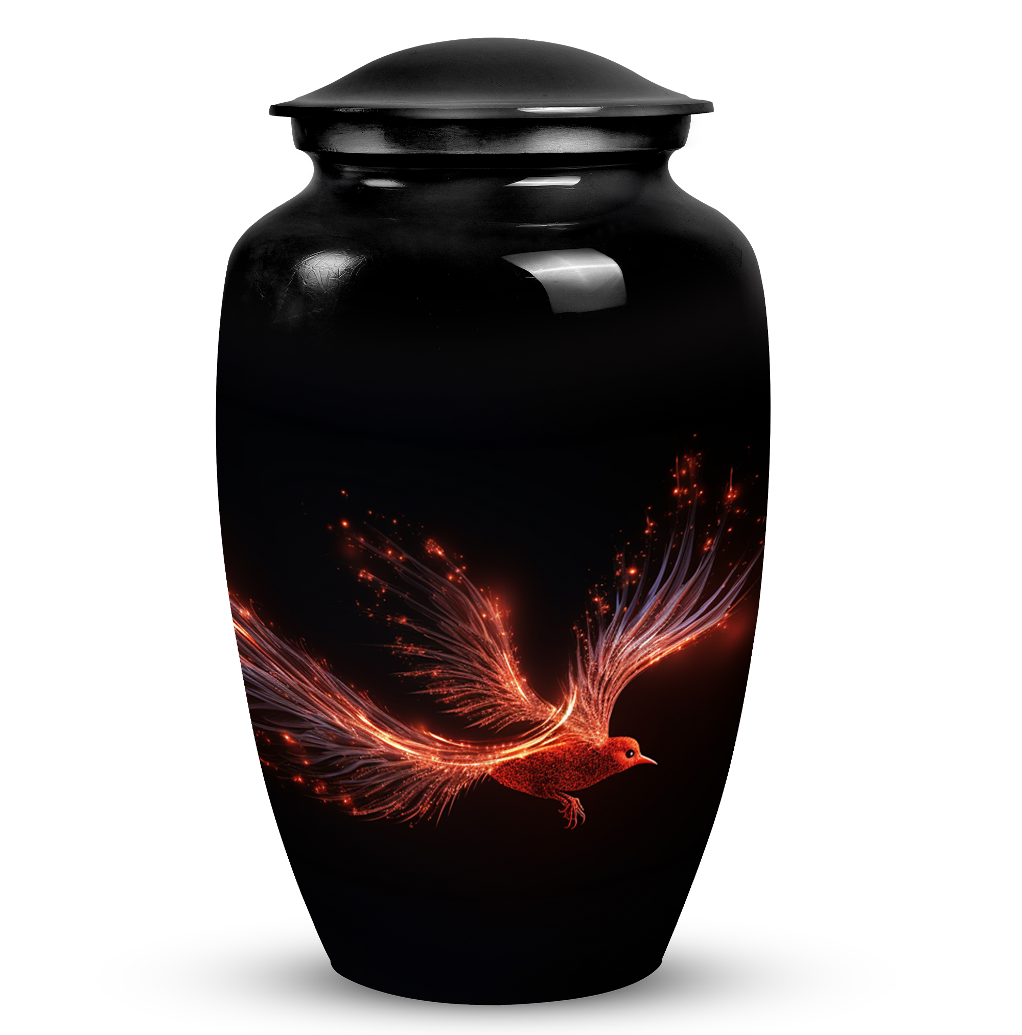 Red Sparrow Cremation Urn For Adult Ashes Male & Female - Burial Urns ...