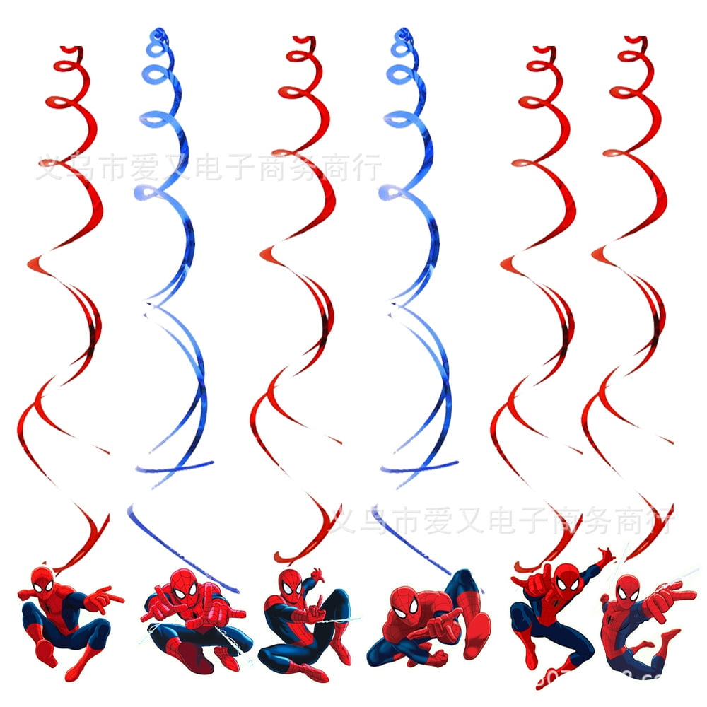 Red Spider-Man Themed Birthday Paper Plate Paper Cup Paper Tissue Knife ...