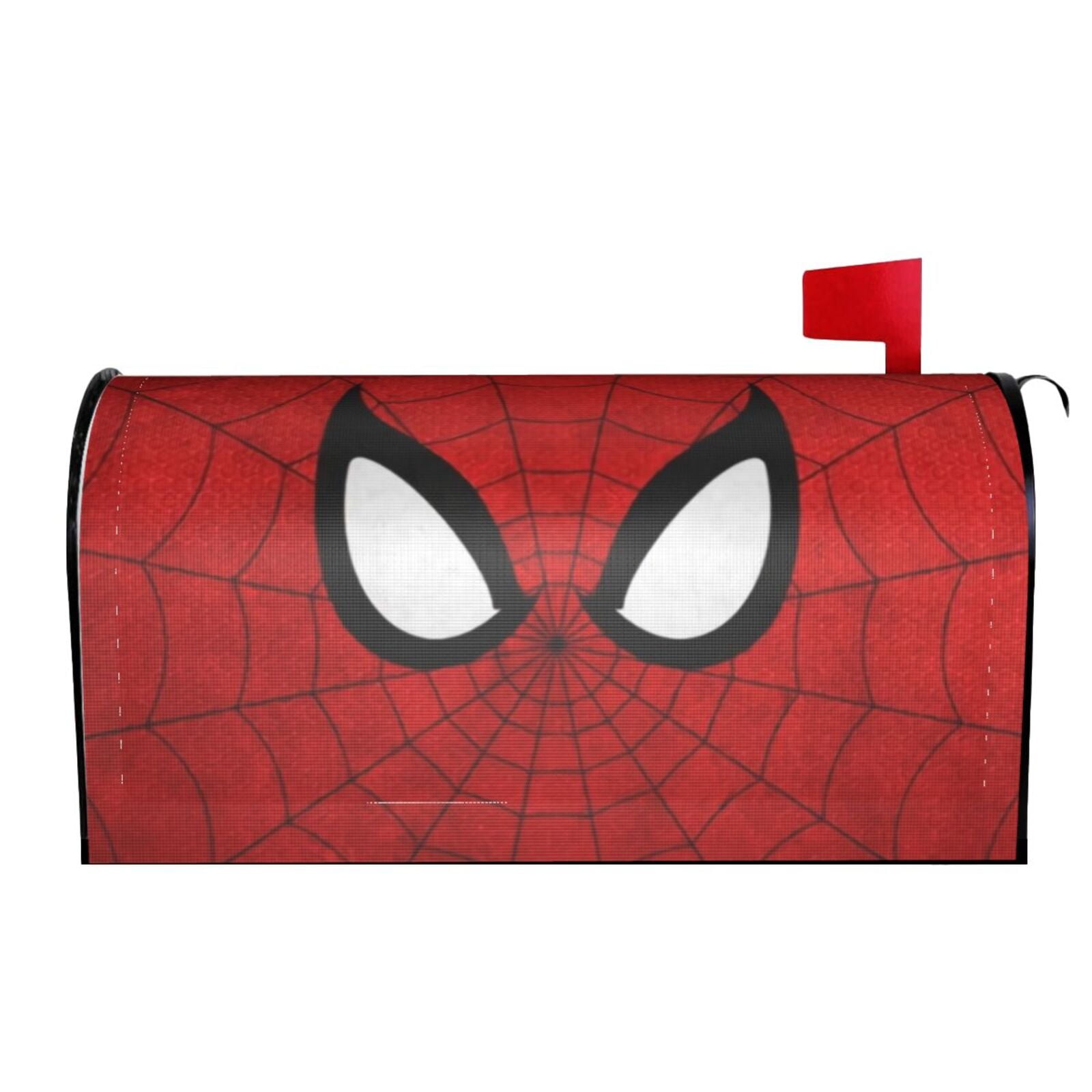 Red Spider Spider-Man Cartoon Character Mailbox Cover Magnetic Standard ...