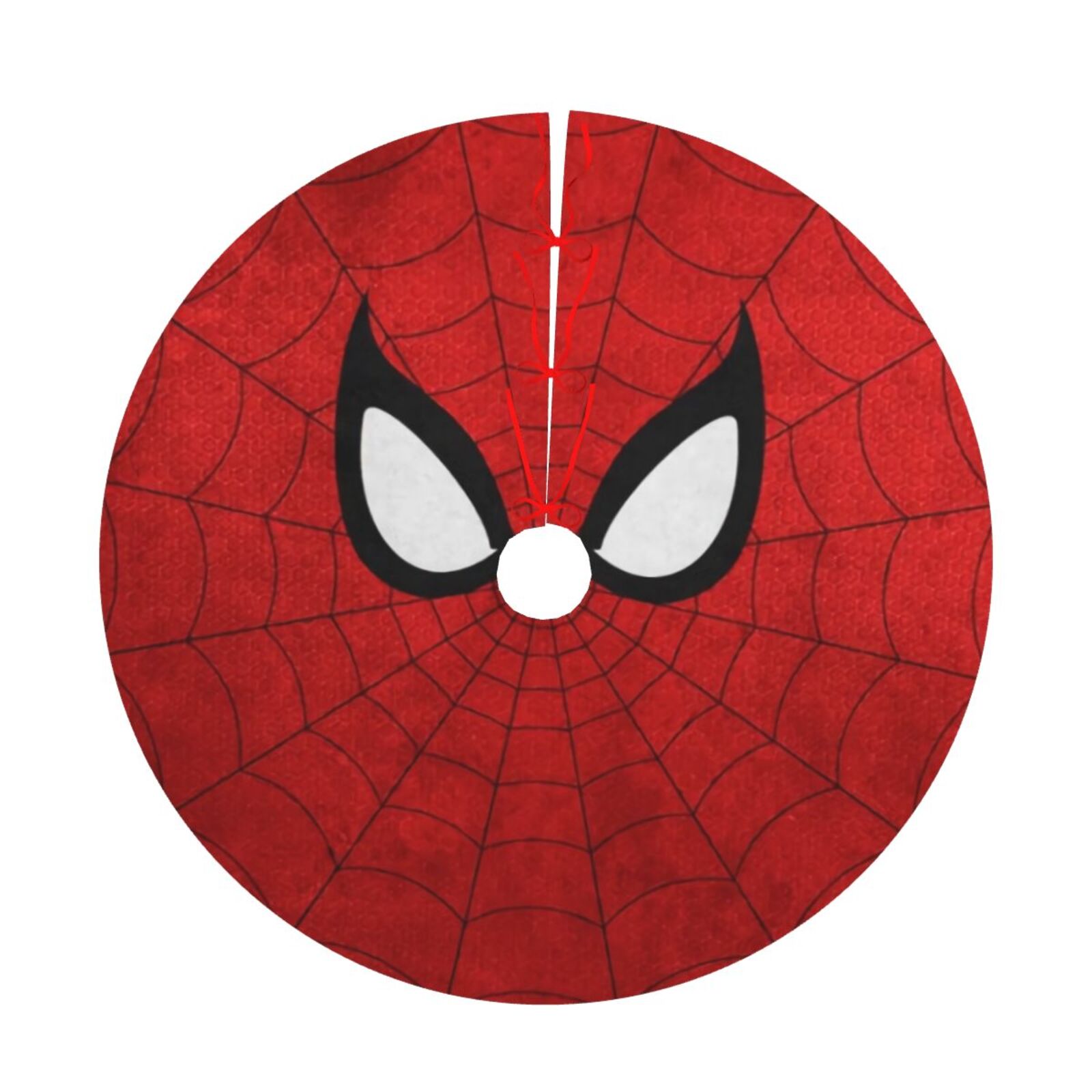 Red Spider Spider-Man Christmas Tree Skirt Collar 30 Inch Xmas Trees ...