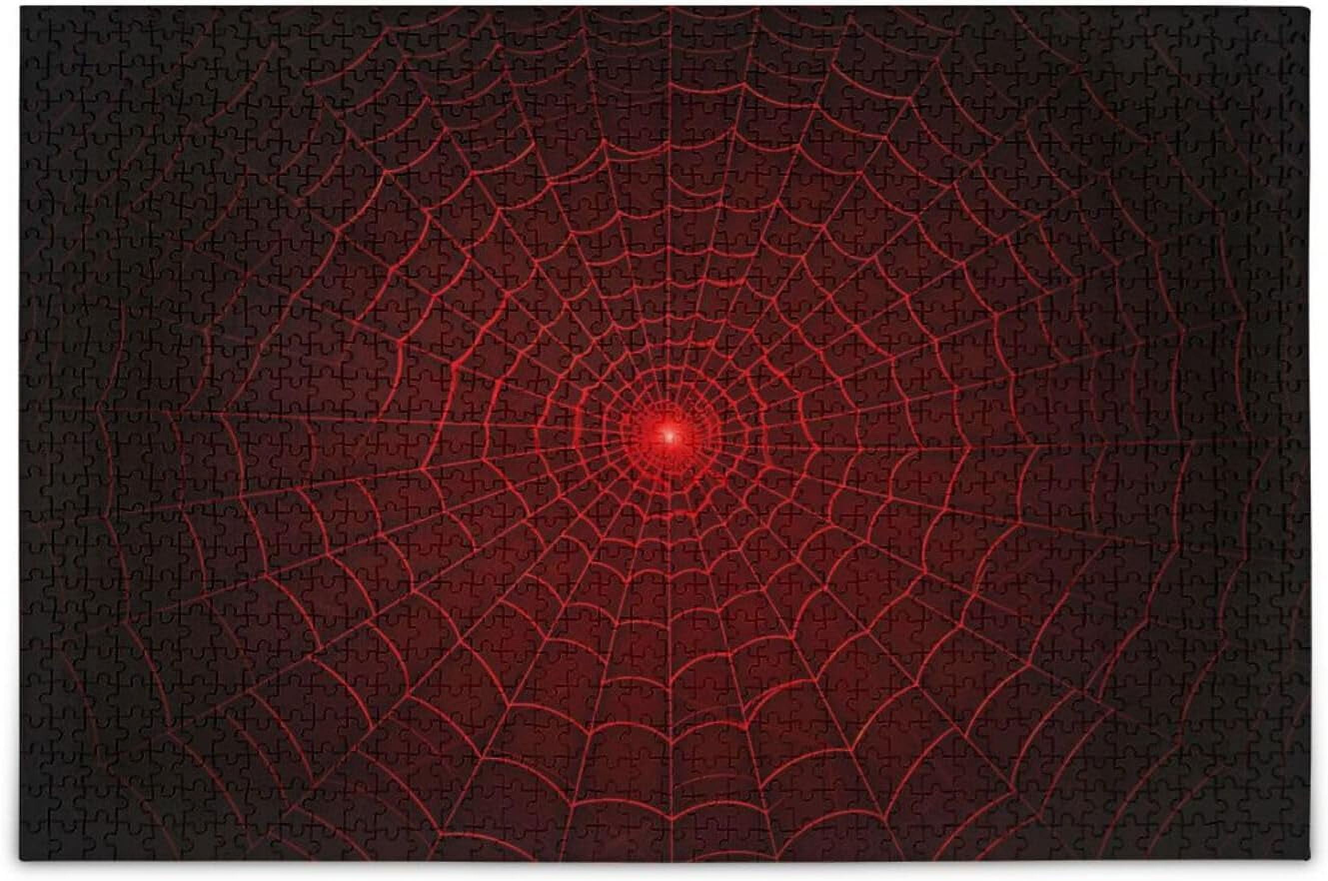 Red Spider Web Puzzles for Adults 500 Piece, Intellectual Educational ...