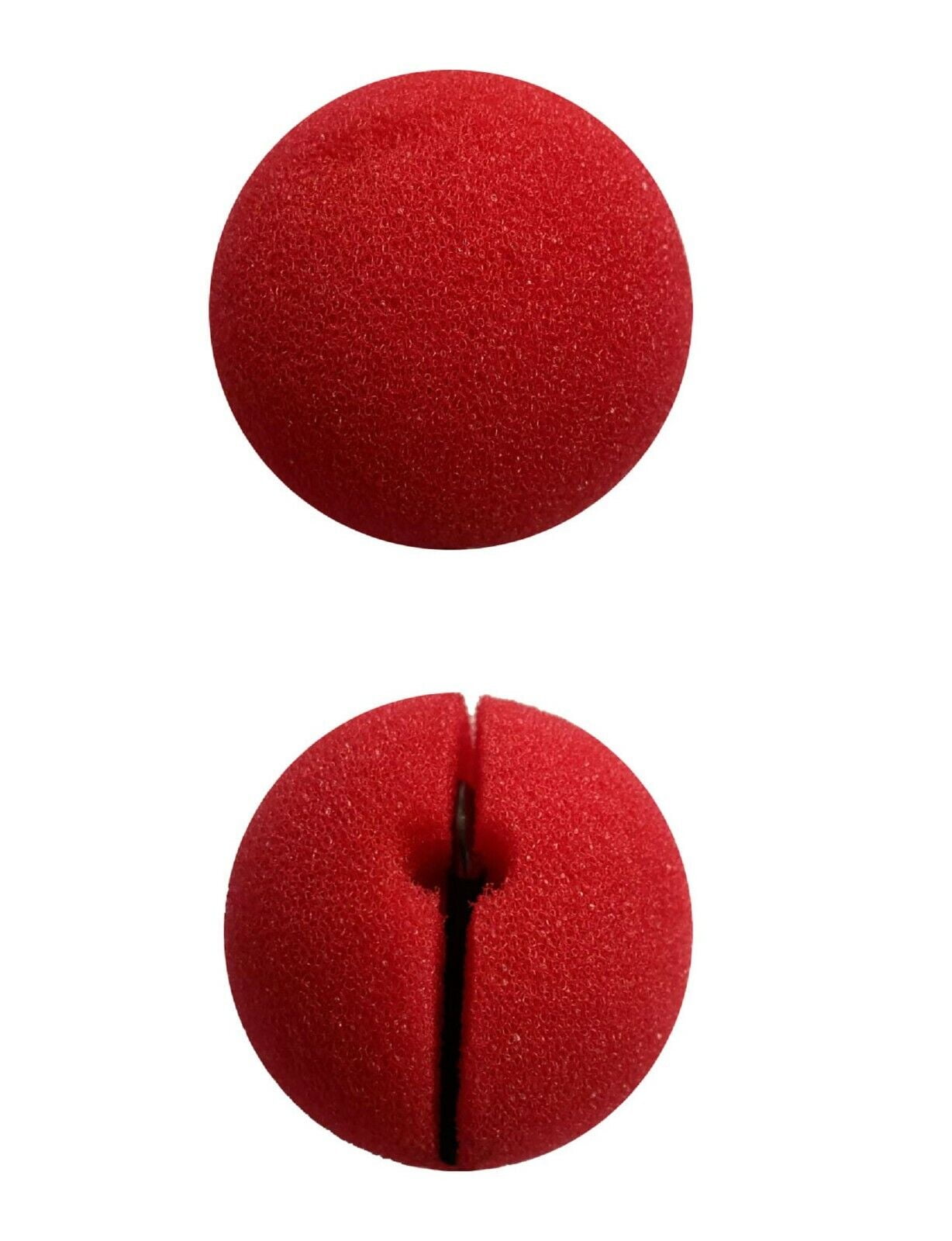 Red Sponge Foam Clown Nose - Rudolf Reindeer (Set Of 2) - Walmart.com