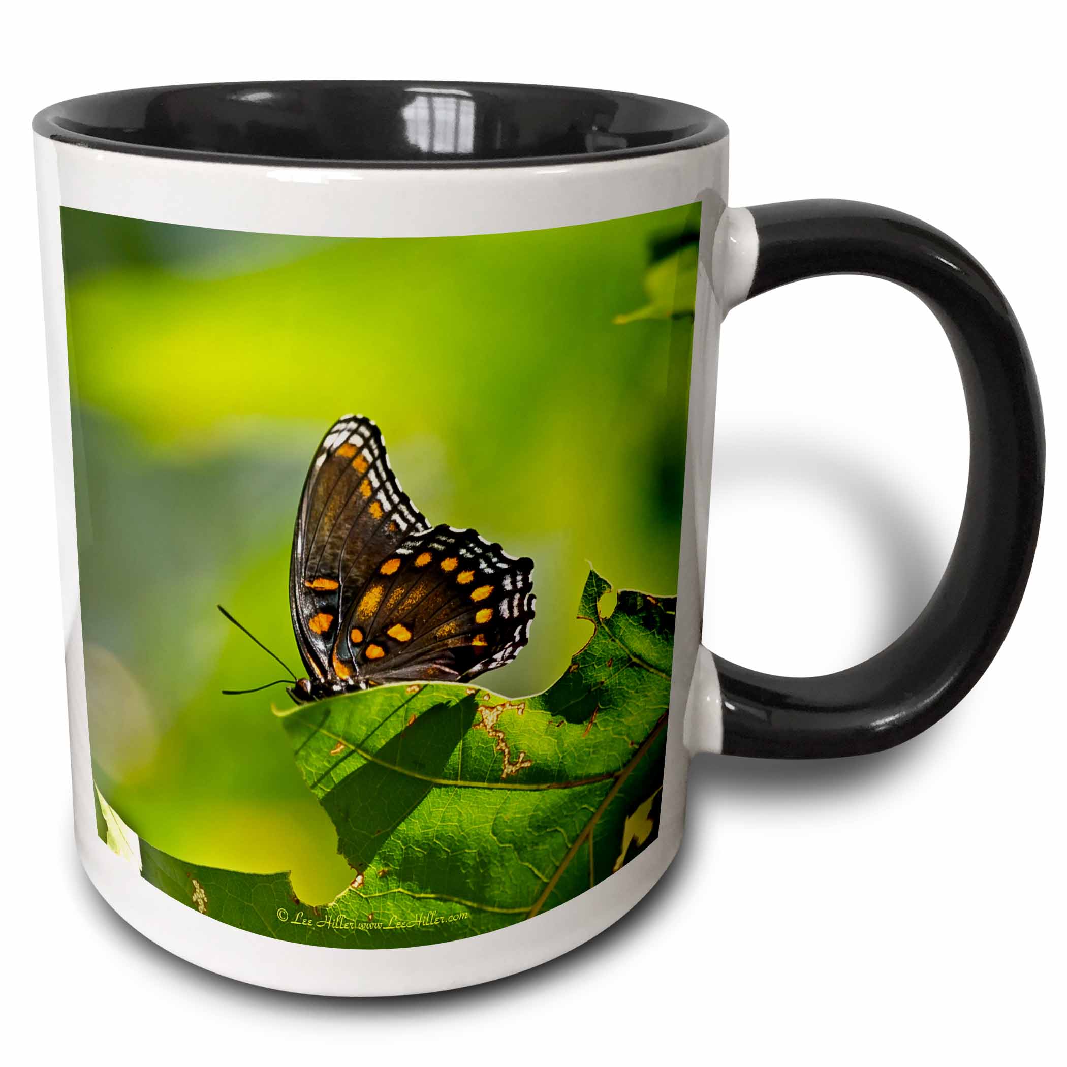 Red Spotted Purple Butterfly II 11oz Two-Tone Black Mug mug-28937-4 ...