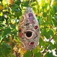 Red Spring Motif Gourd Bird House - Walmart.com
