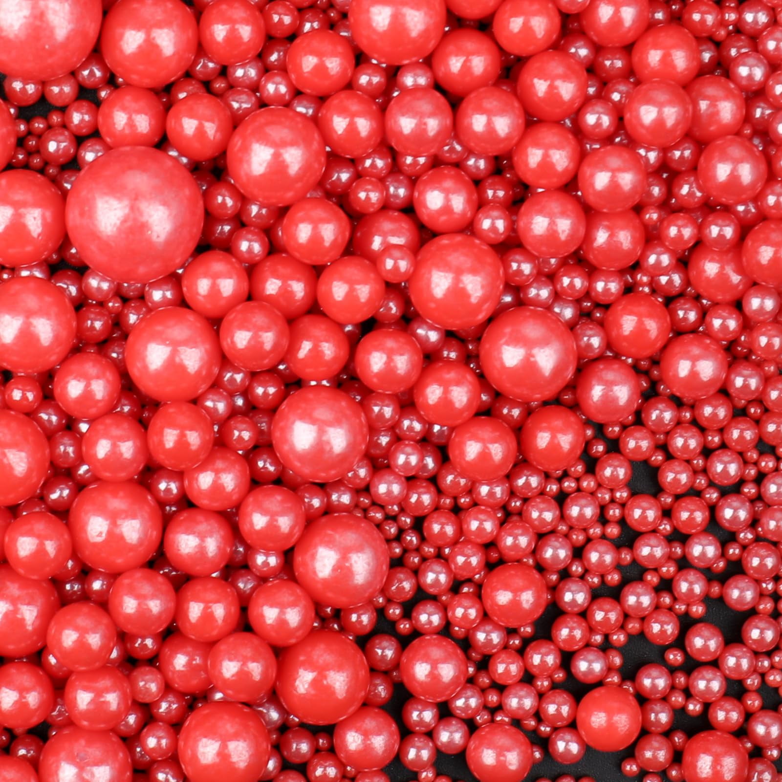 Red Sprinkles for Cake VTF5 Decorating, 120g/4.23oz Edible Red ...