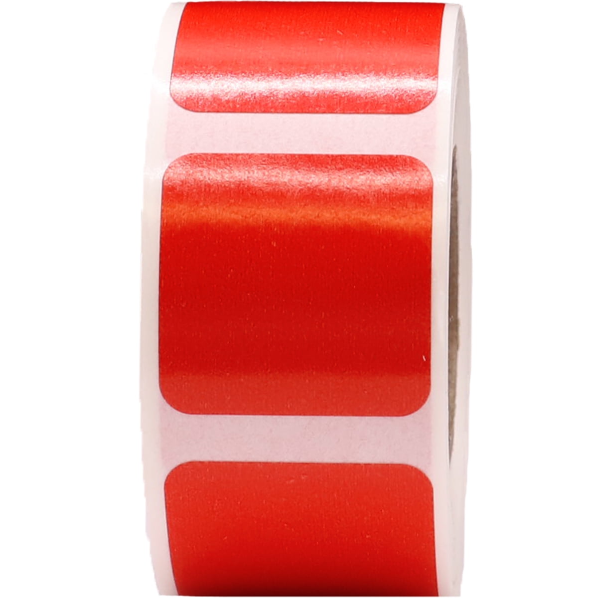 Red Square Stickers | 1" Inch Square | 500 Pack - Walmart.com