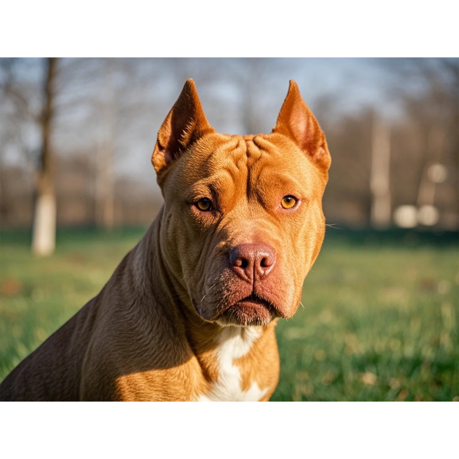 Red Staffordshire Bull Terrier Diamond Art 5D Diamond Painting DIY Kits ...