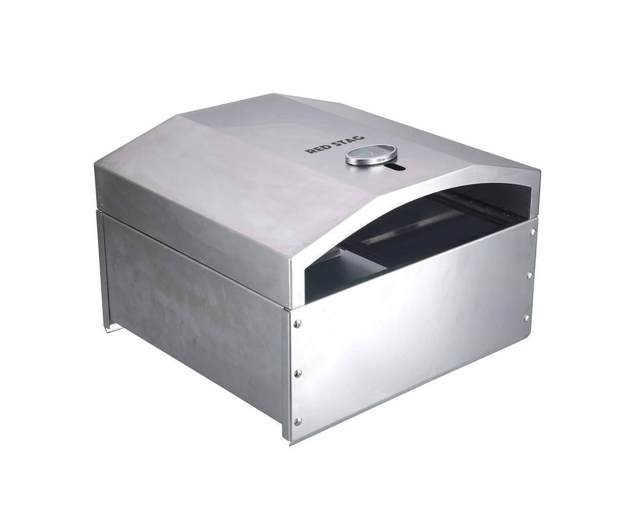 Red Stag Pellet Grill Pizza Oven Attachment Stainless Steel Outdoor ...
