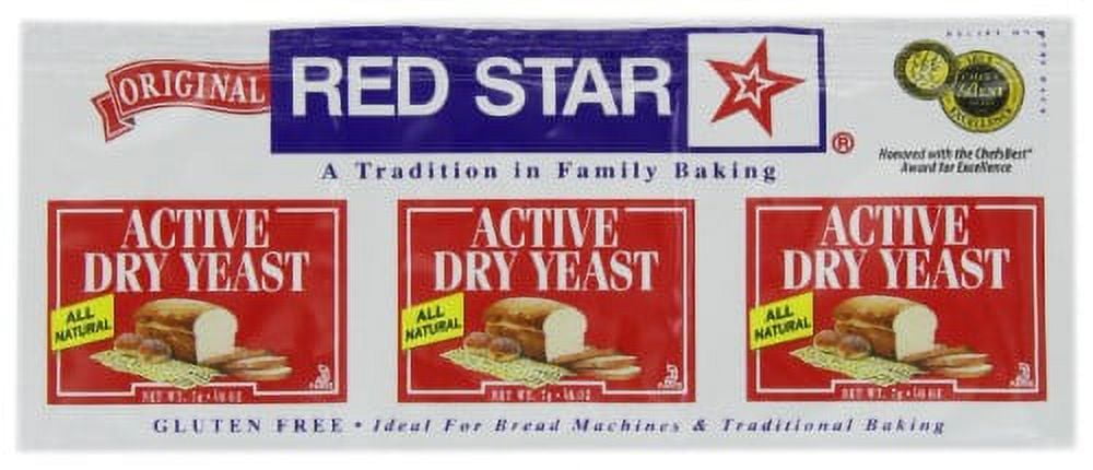 Red Star Nutritional Baking Yeast, 0.75 Oz Packet (Pack of 2) - Walmart.com