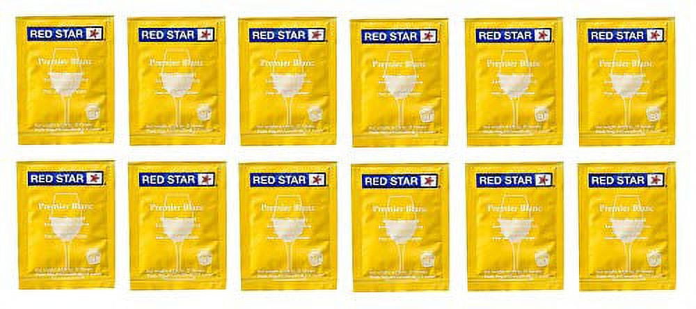 Red Star Premier Blanc Wine Yeast - Pack of 12 - North Mountain Supply ...