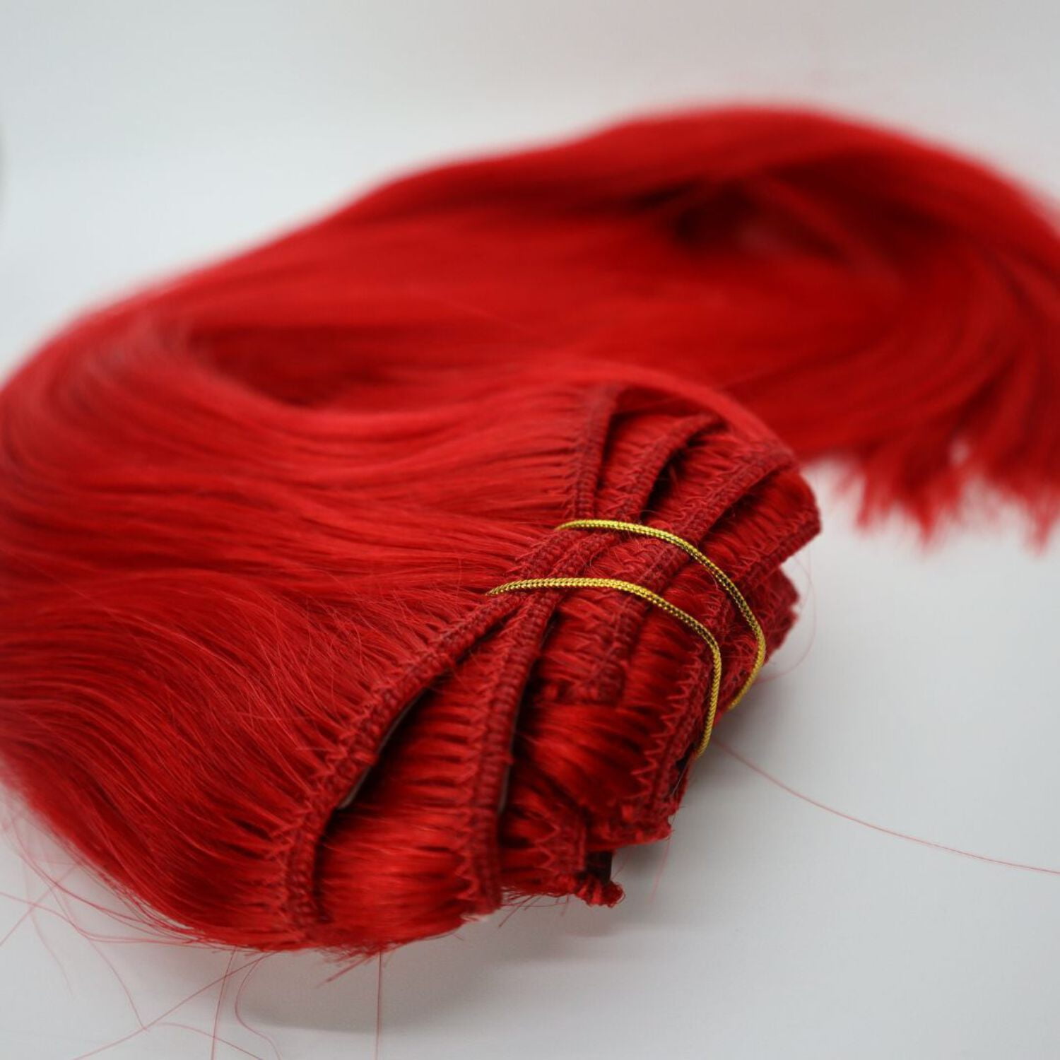 Red Straight Clip Ins - 7 Pcs with a Free Eye Lash Extensions - Walmart.com